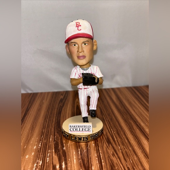 Accents | Bakersfield College Colby Lewis Bobblehead 215 Very Rare ...